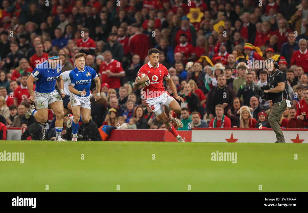 16th March 2024; Principality Stadium, Cardiff, Wales: Six Nations ...