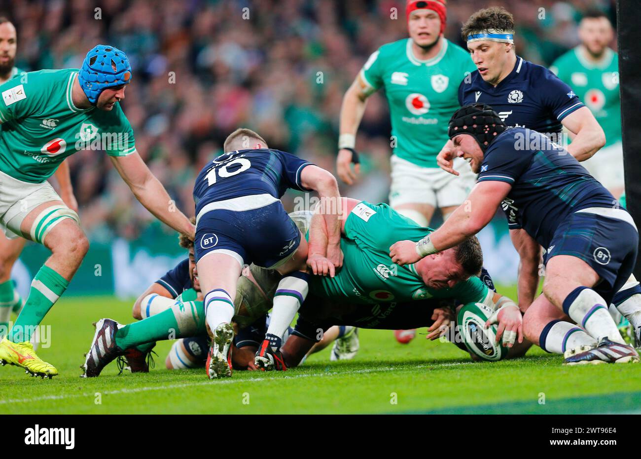 16th March 2024; Aviva Stadium, Dublin, Ireland: Six Nations ...