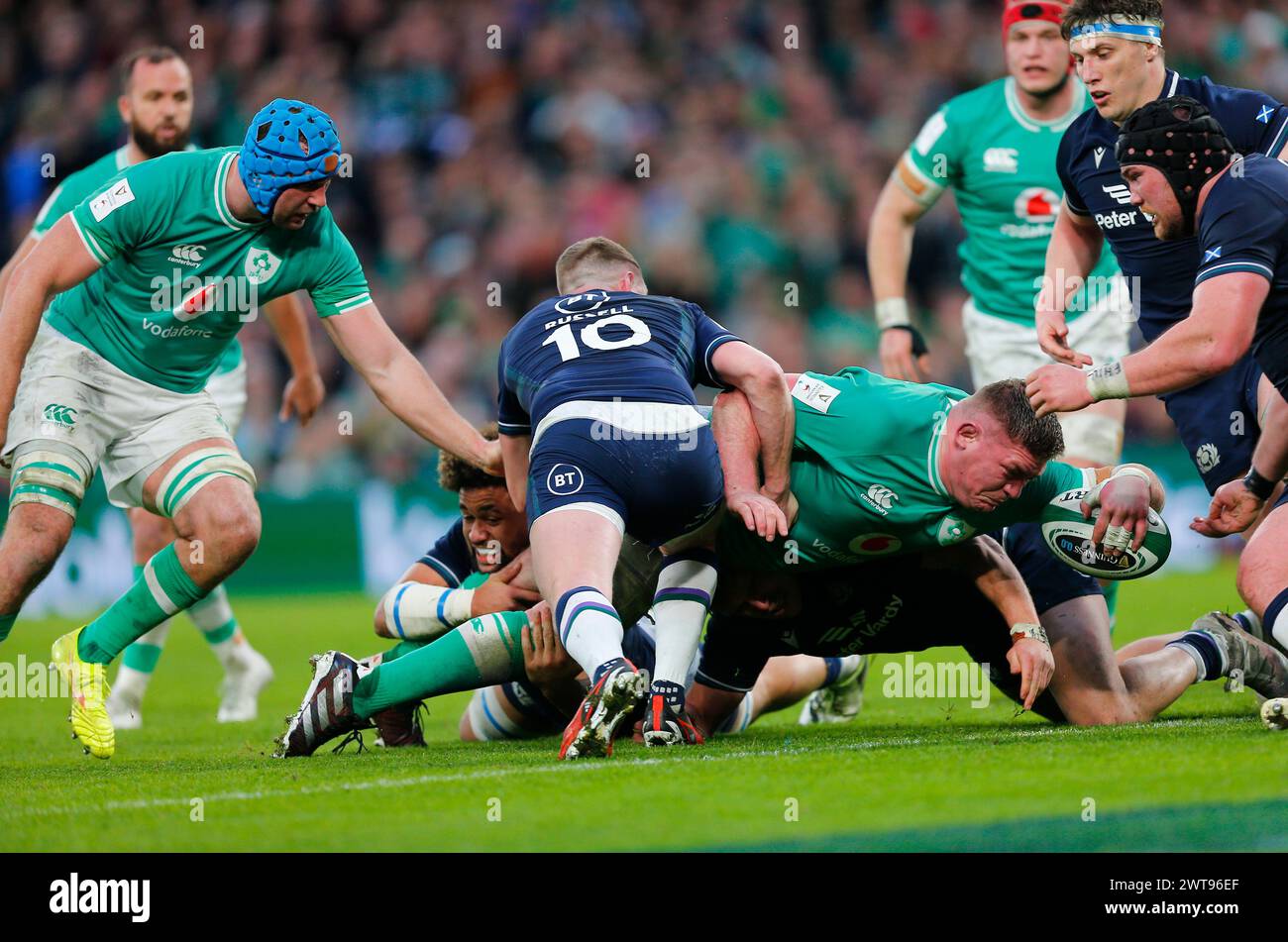 16th March 2024; Aviva Stadium, Dublin, Ireland: Six Nations ...