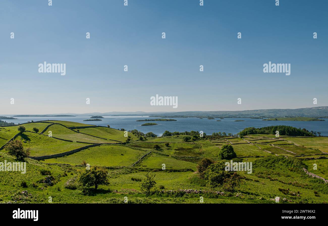 Protected natural area of western Ireland characterized by suggestive ...