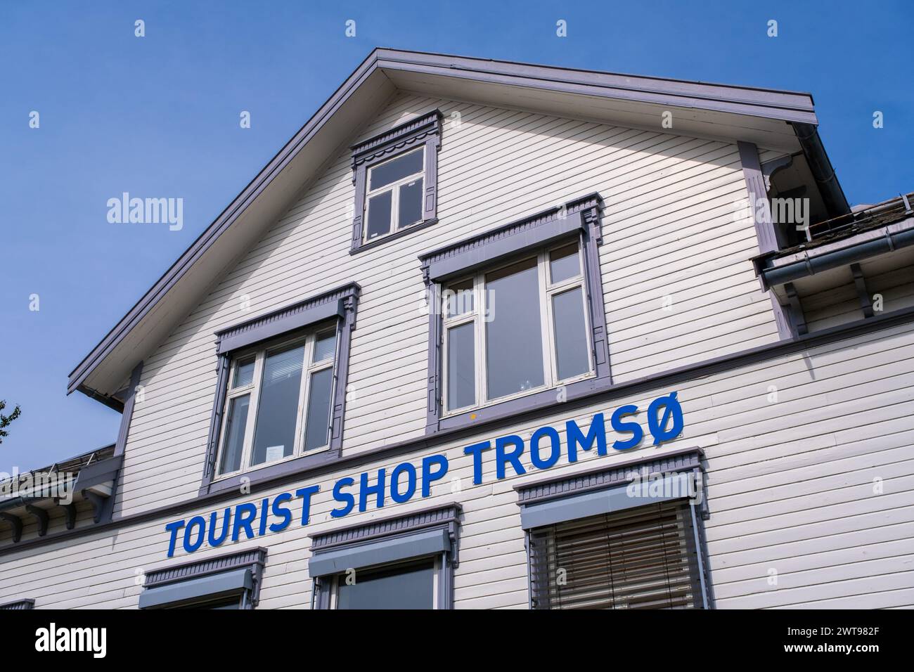 Tromso, Norway - 16 July 2023 : Facade of Tourist Shop Tromso Stock ...