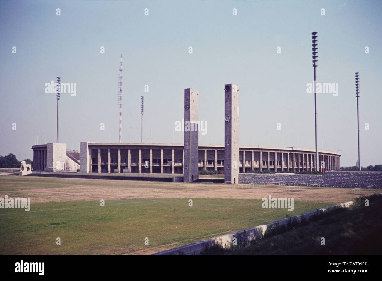Olympiazentrum GER, 20240101, Berlin, Aufnahme ca. 1966,Olympiastadion ...