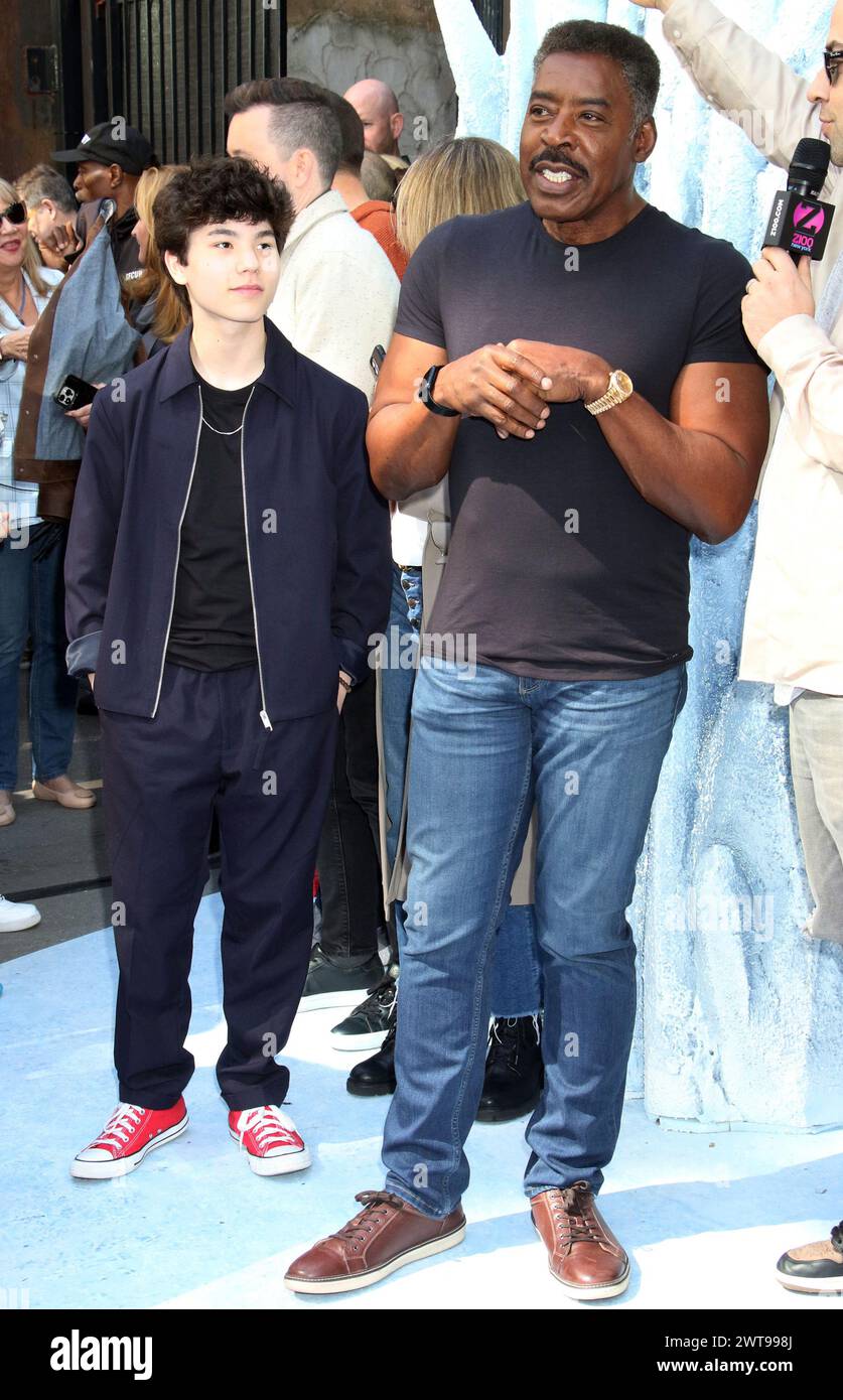 New York, NY, USA. 14th Mar, 2024. Logan Kim, Ernie Hudson pictured as ...
