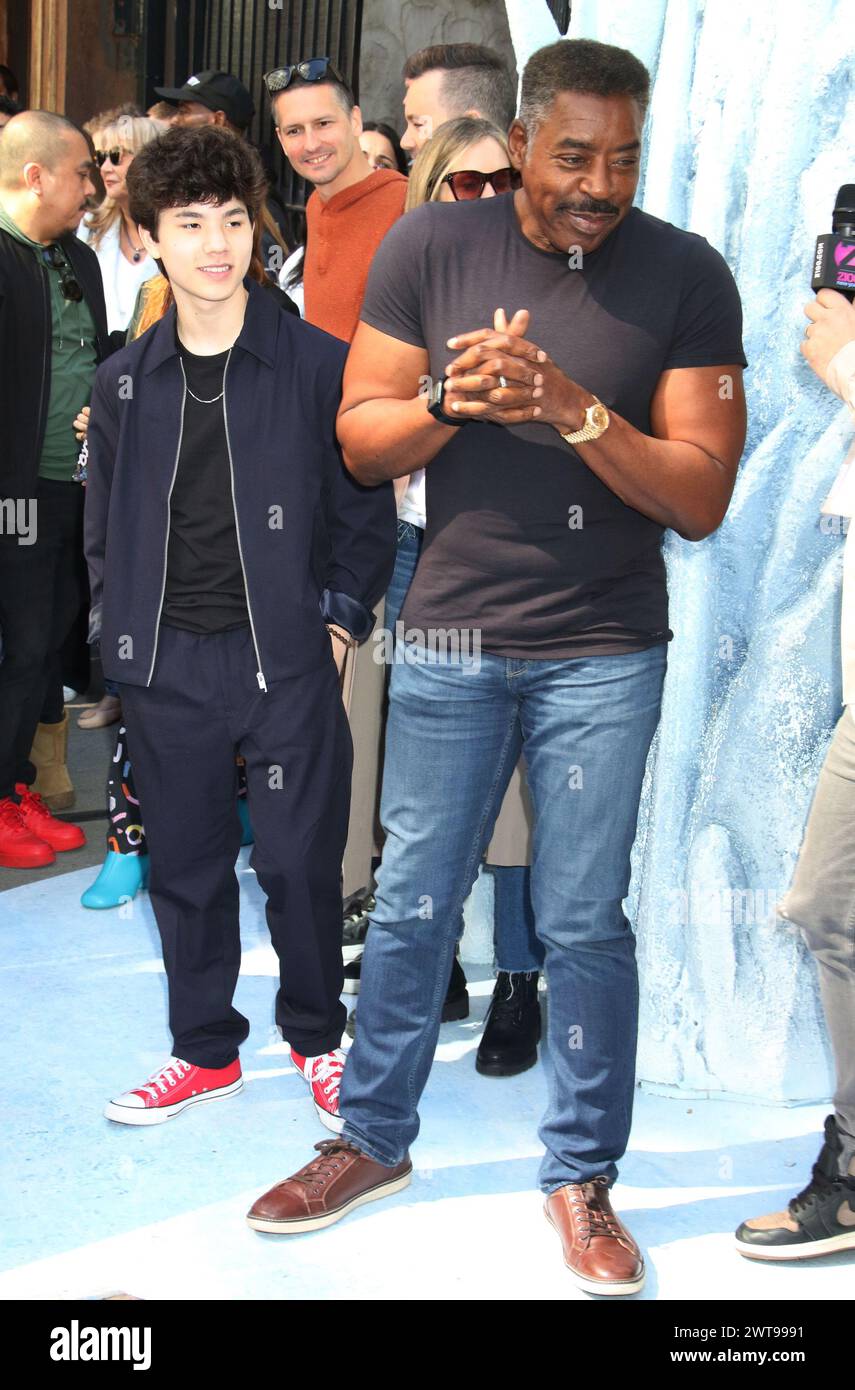 New York, NY, USA. 14th Mar, 2024. Logan Kim, Ernie Hudson pictured as ...