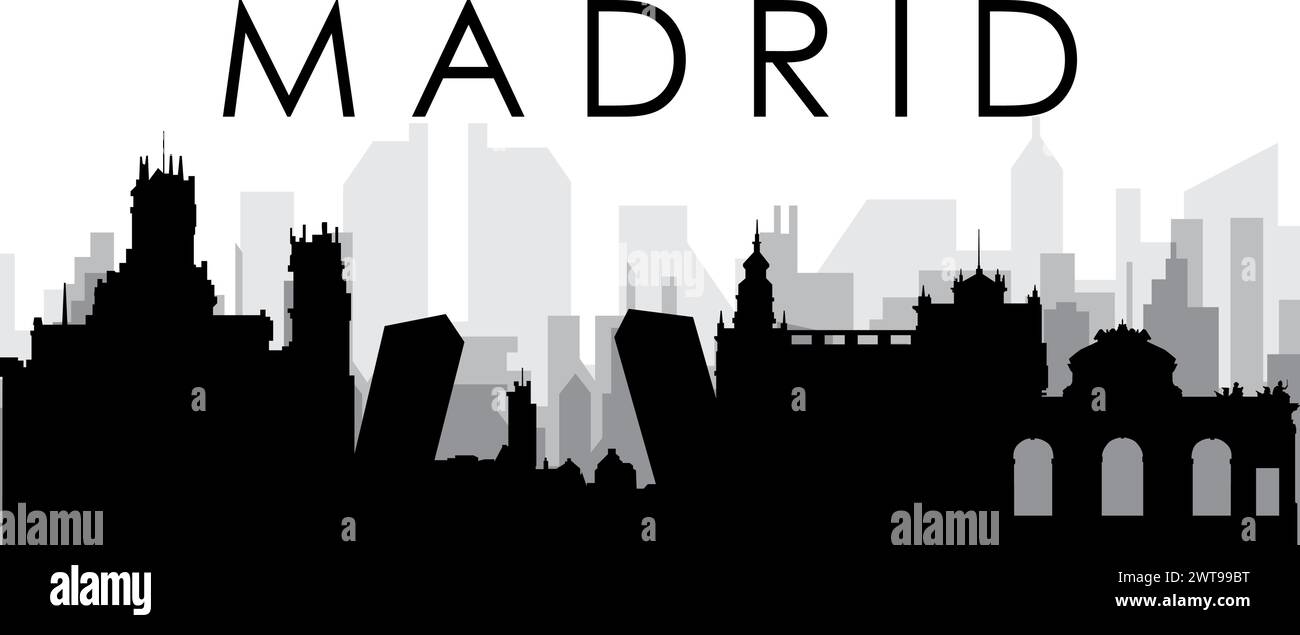 Madrid business district Stock Vector Images - Alamy