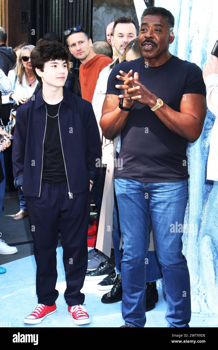 New York, NY, USA. 14th Mar, 2024. Logan Kim, Ernie Hudson pictured as ...