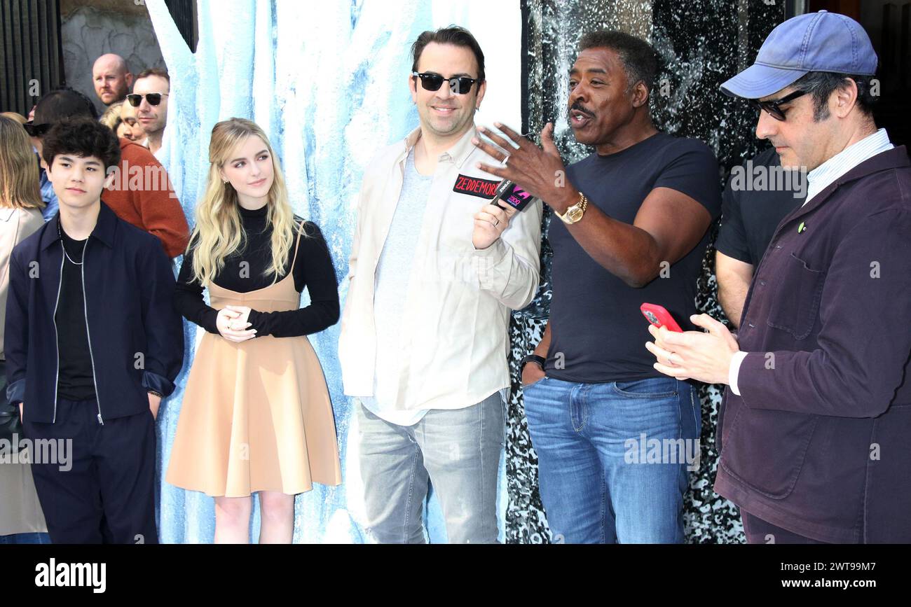 New York, NY, USA. 14th Mar, 2024. Ernie Hudson, Mickenna Grace, Gil ...