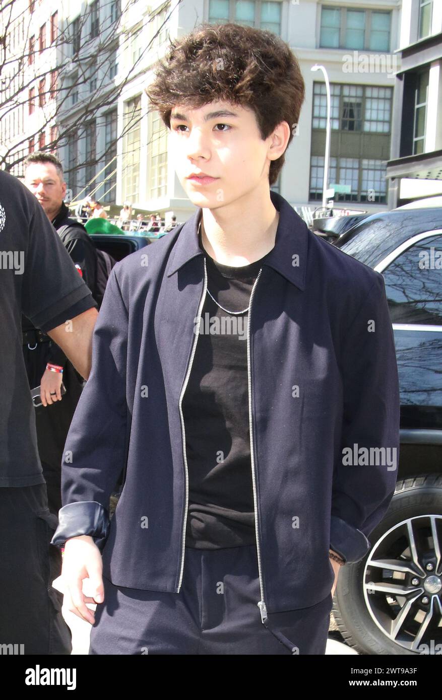 New York, NY, USA. 14th Mar, 2024. Logan Kim pictured as the cast of ...