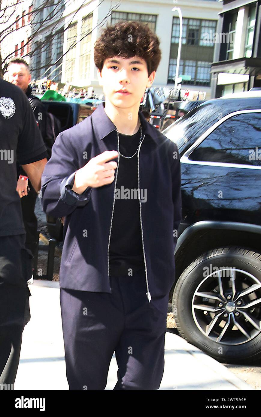 New York, NY, USA. 14th Mar, 2024. Logan Kim pictured as the cast of ...