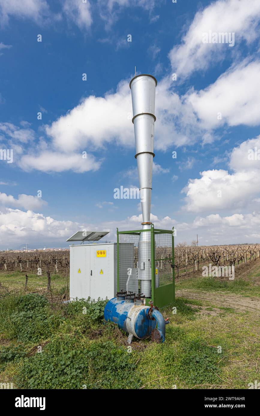 Anti-rocket missile system in the area preventing the spread of hail ...