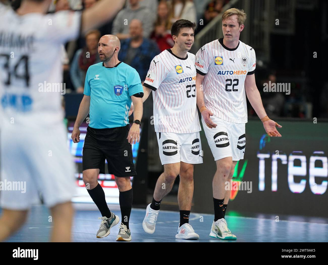 Hanover, Germany. 16th Mar, 2024. Handball: Olympic Qualification ...