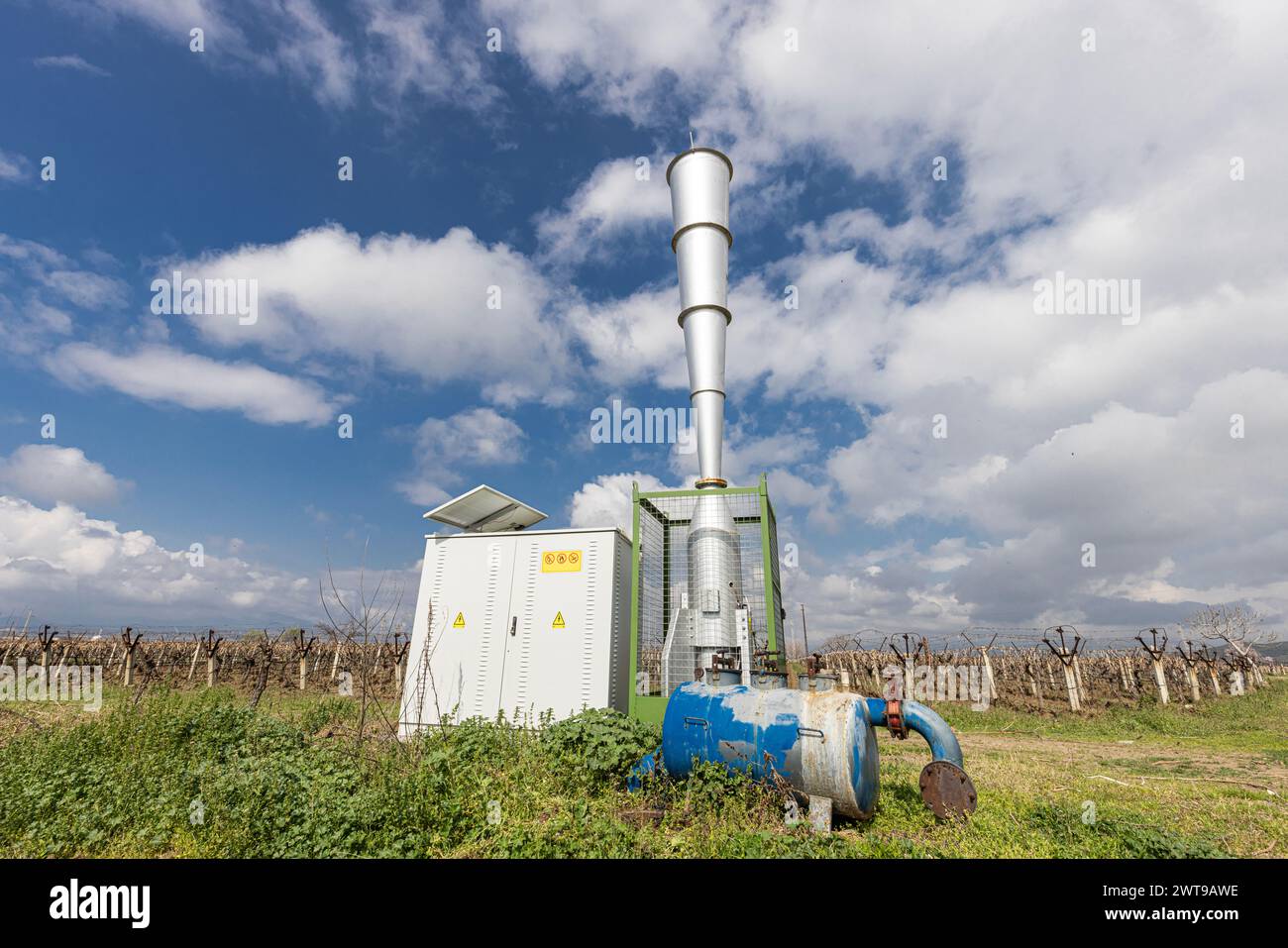 Anti-rocket missile system in the area preventing the spread of hail ...