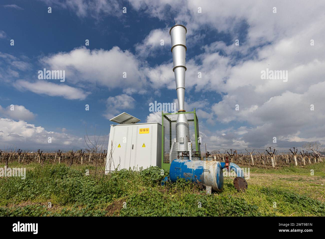 Anti-rocket missile system in the area preventing the spread of hail ...