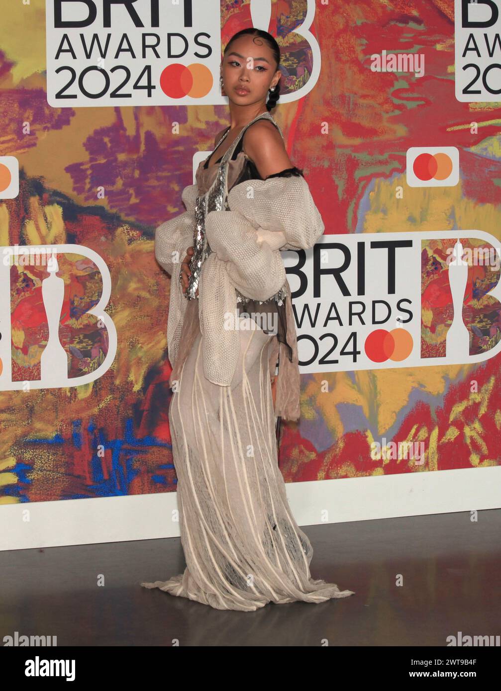 London, UK. Griff at the BRIT Awards 2024. The O2 Arena. 2nd March 2024 ...