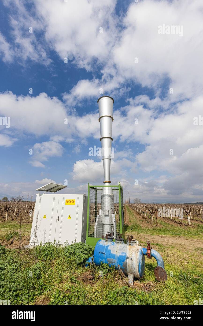 Anti-rocket missile system in the area preventing the spread of hail ...