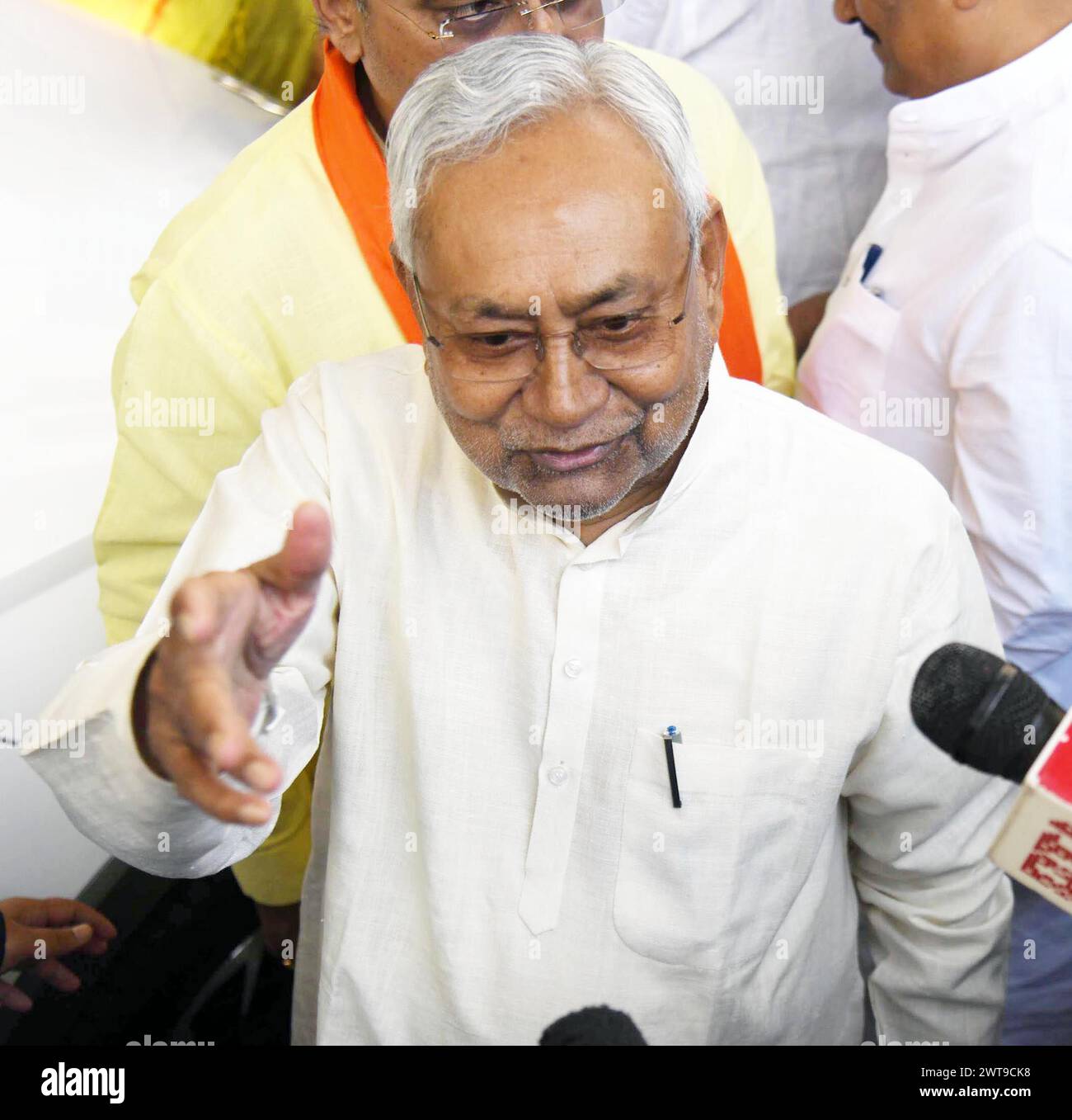 Patna, India. 16th Mar, 2024. PATNA, INDIA - MARCH 14: Bihar Chief ...