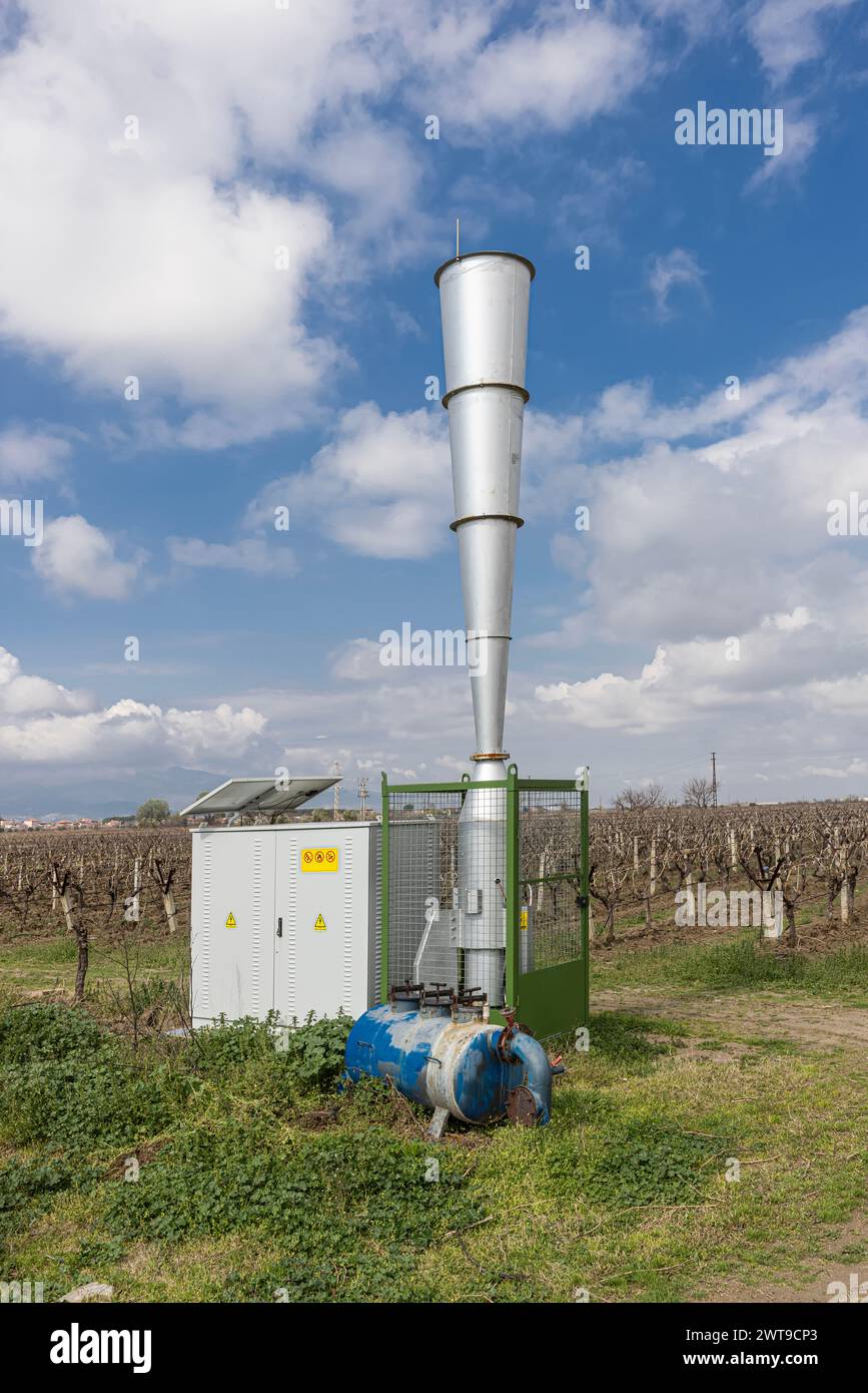 Anti-rocket missile system in the area preventing the spread of hail ...