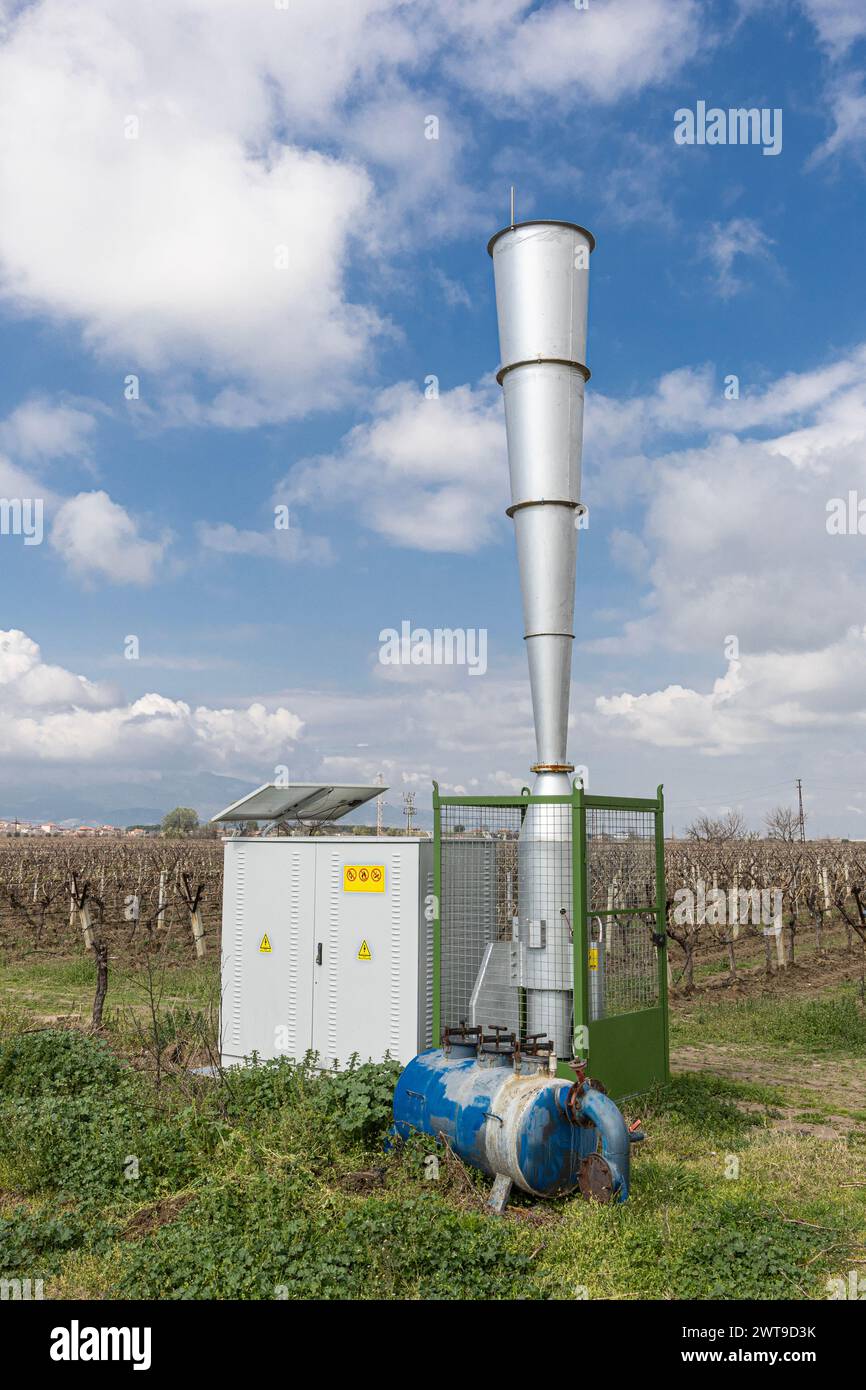 Anti-rocket missile system in the area preventing the spread of hail ...