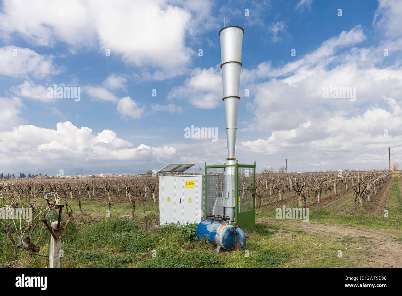 Anti-rocket missile system in the area preventing the spread of hail ...