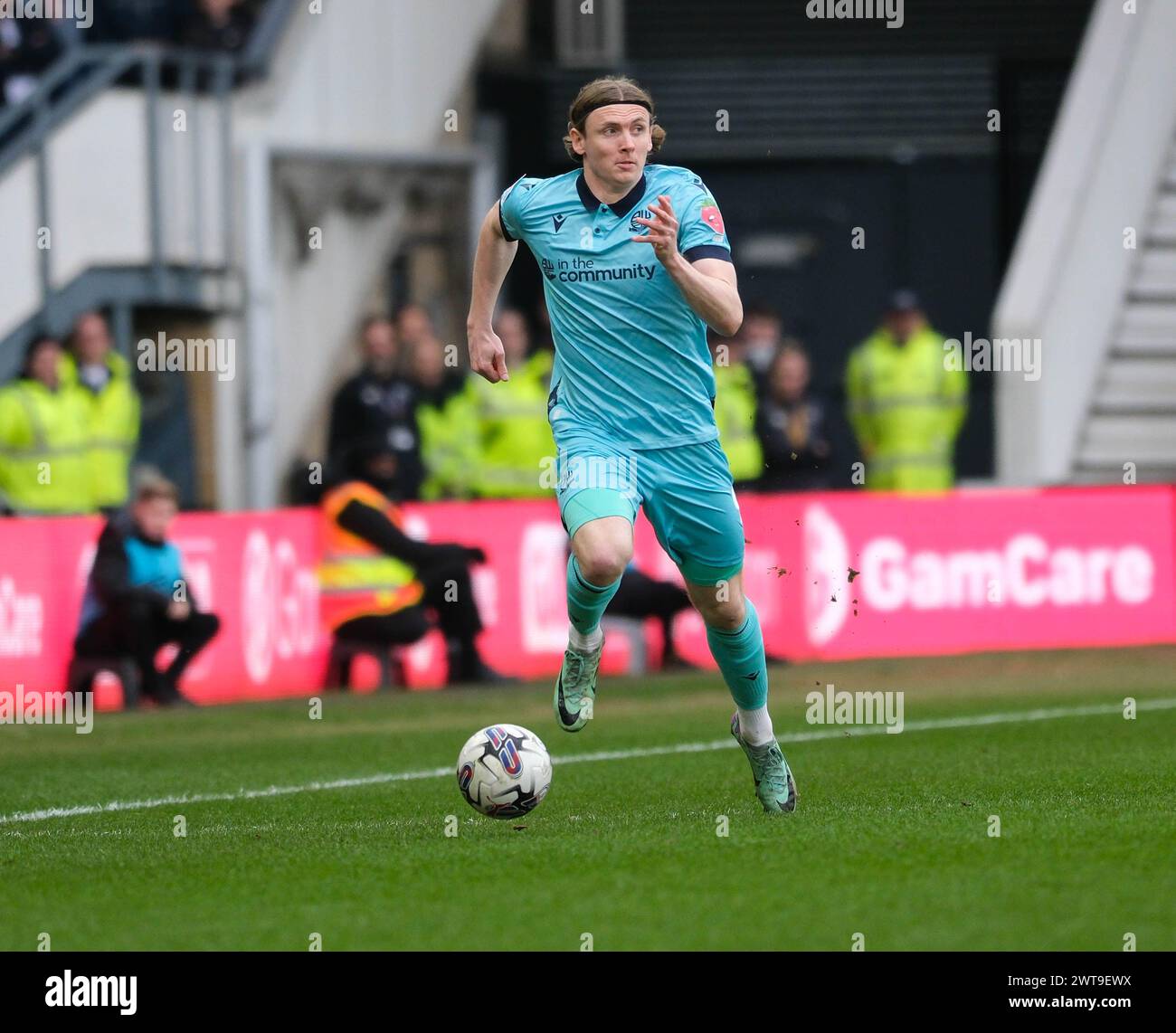 Pride Park, Derby, Derbyshire, UK. 16th Mar, 2024. League One Football ...