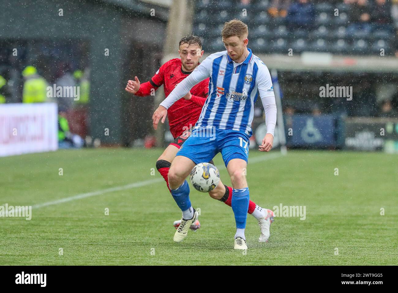 Kilmarnock, UK. 16th Mar, 2024. Kilmarnock FC played St Mirren FC at ...