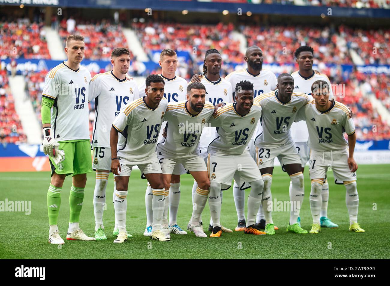 Real Madrid CF team group during the LaLiga EA Sports match between CA ...