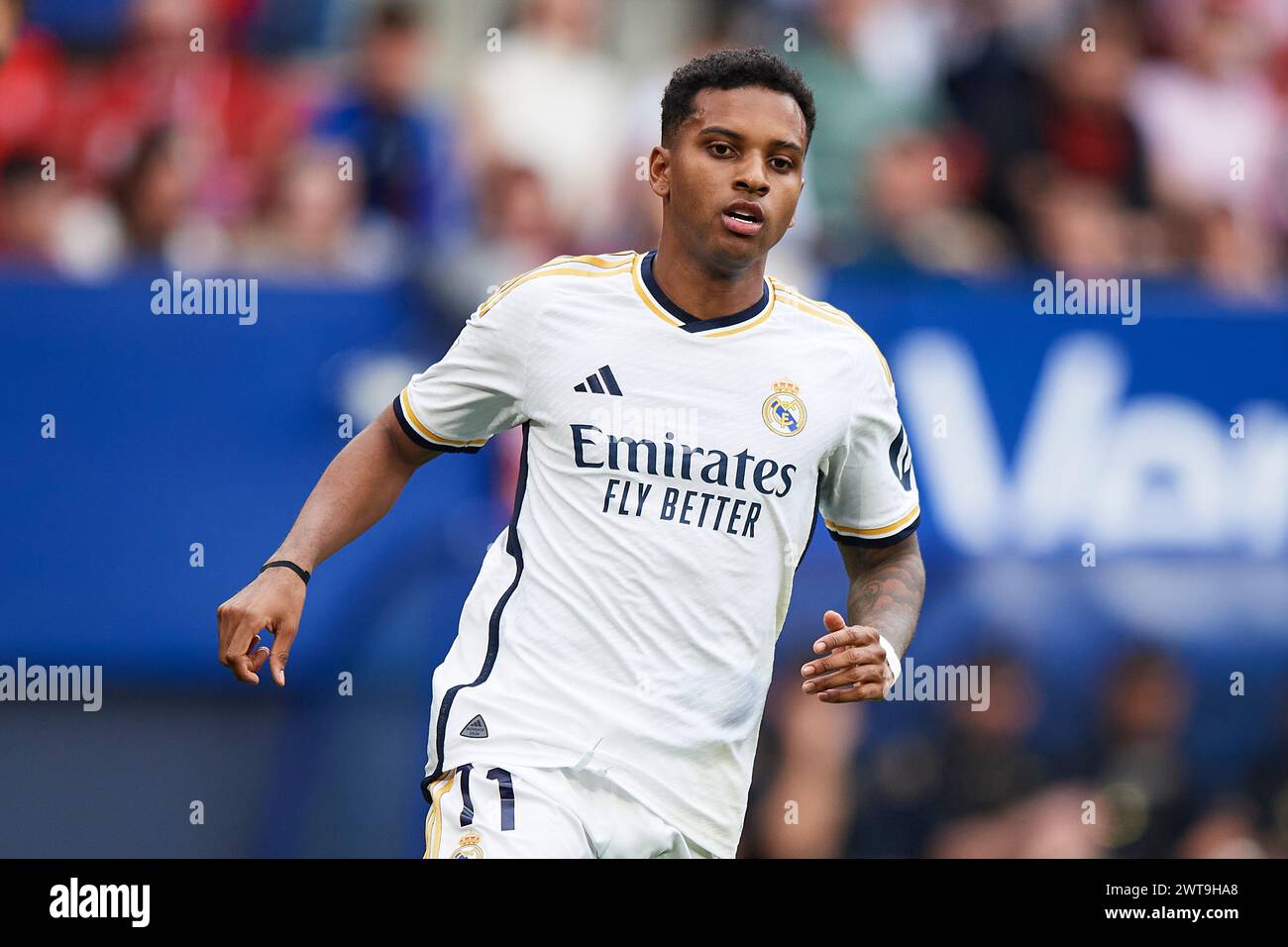 Rodrygo Goes of Real Madrid CF looks on during the LaLiga EA Sports ...