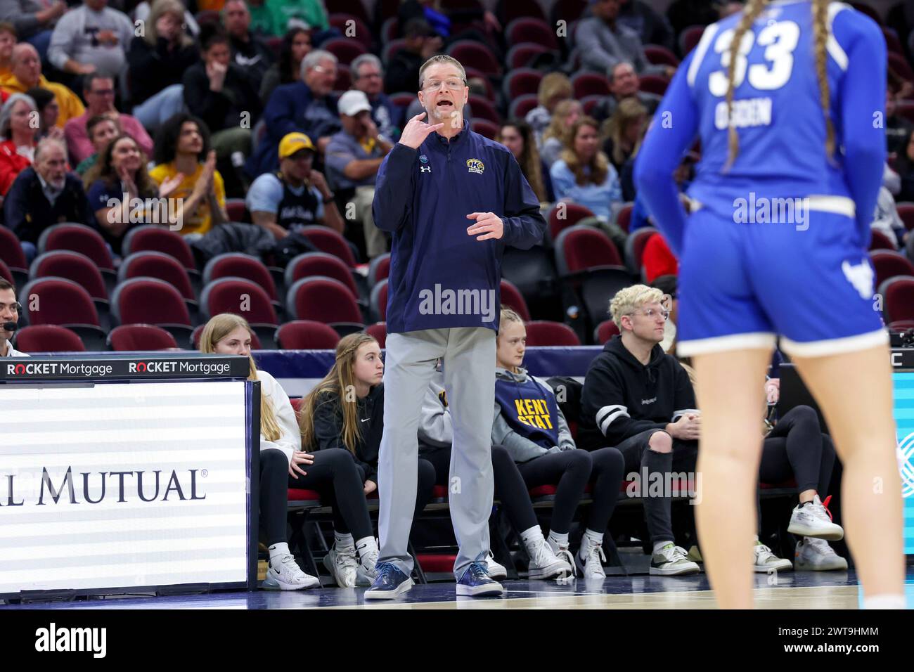 CLEVELAND, OH - MARCH 16: Kent State Golden Flashes head coach Todd ...