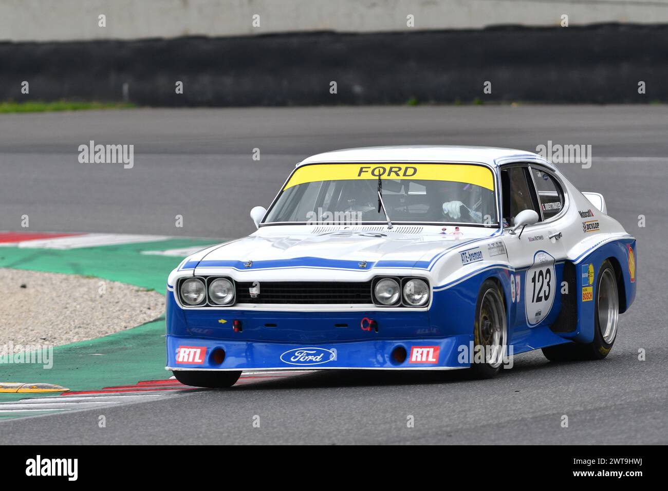 Scarperia, 2 April 2023: Ford Capri RS 3100 Cologne 1975 in action ...
