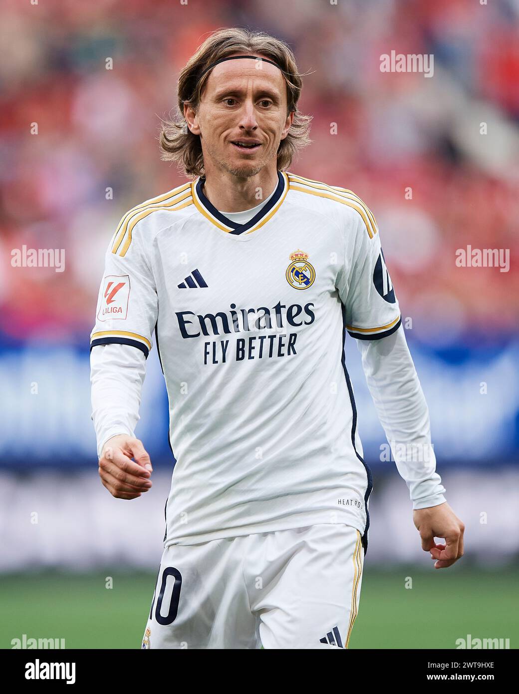 Luka Modric of Real Madrid CF looks on during the LaLiga EA Sports ...