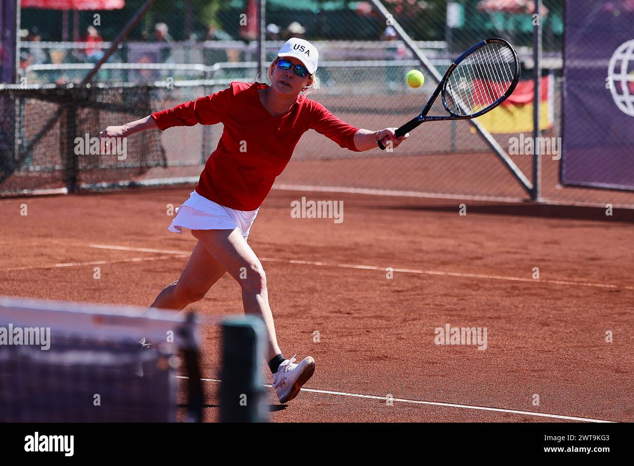 Manavgat, Antalya, Turkey. 16th Mar, 2024. Una Davis (USA) in action ...