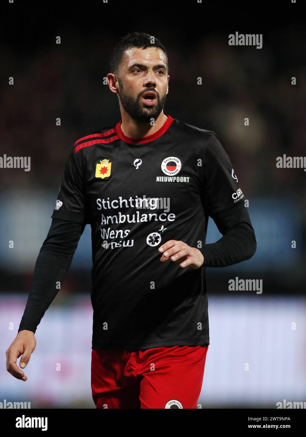 ROTTERDAM - Sven Nieuwpoort of sbv Excelsior during the Dutch Eredivisie match between sbv ...