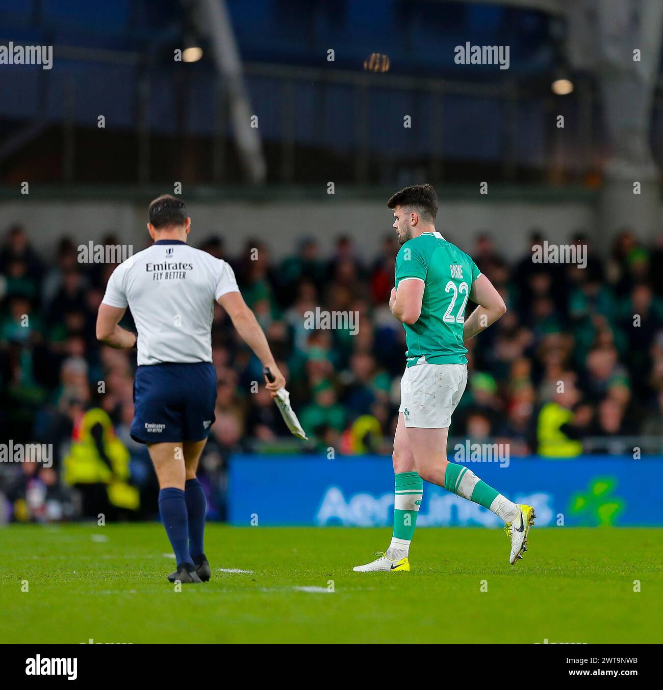 16th March 2024; Aviva Stadium, Dublin, Ireland: Six Nations ...