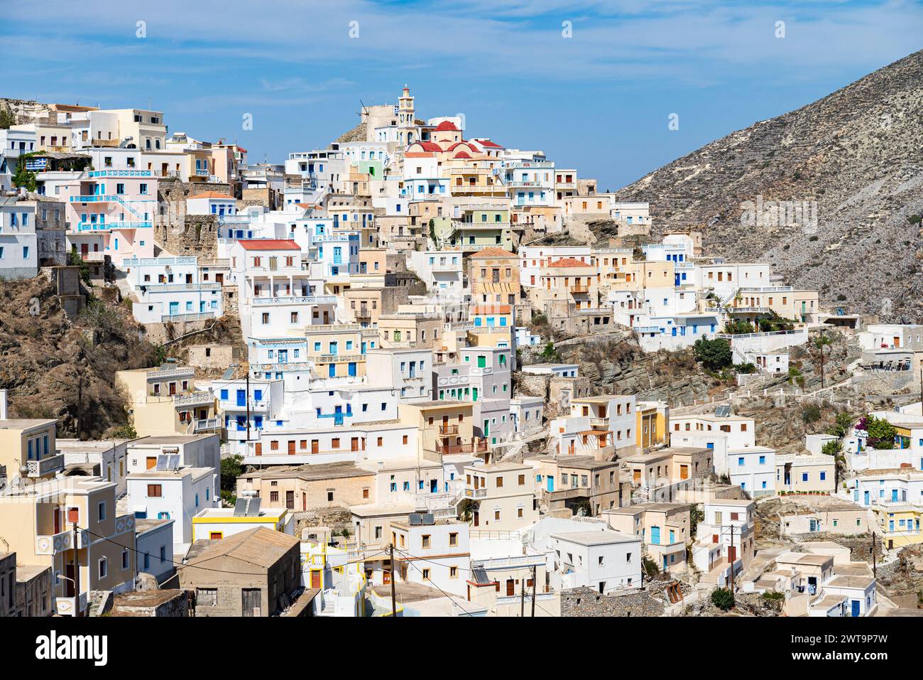 Greece karpathos olympos mountain hi-res stock photography and images ...