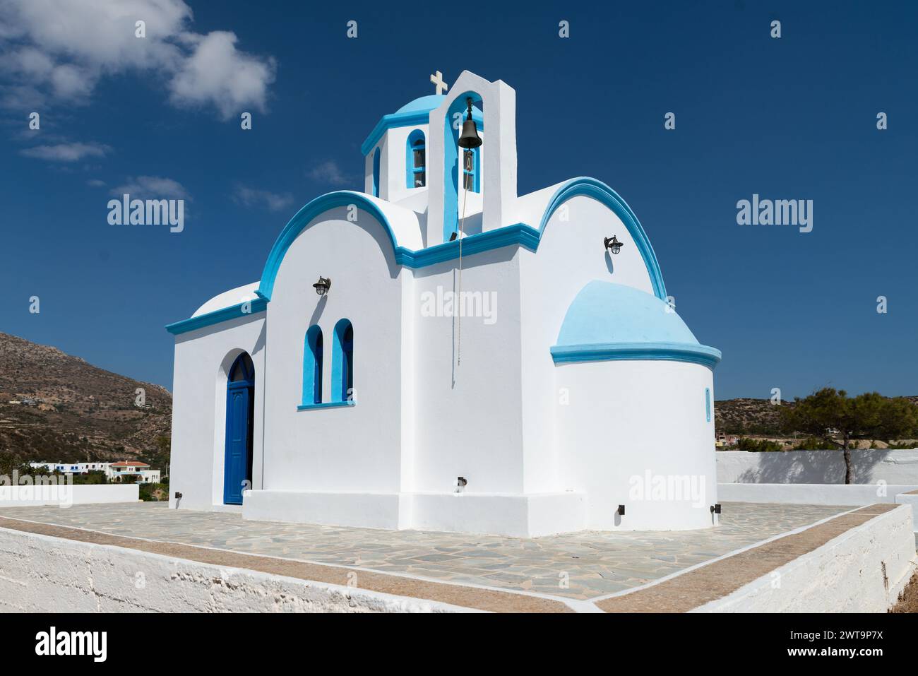 Small Greek Chapel on the greek Island of Karpathos Stock Photo - Alamy