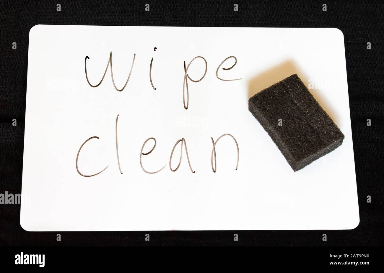 White clean board with eraser hi-res stock photography and images - Alamy