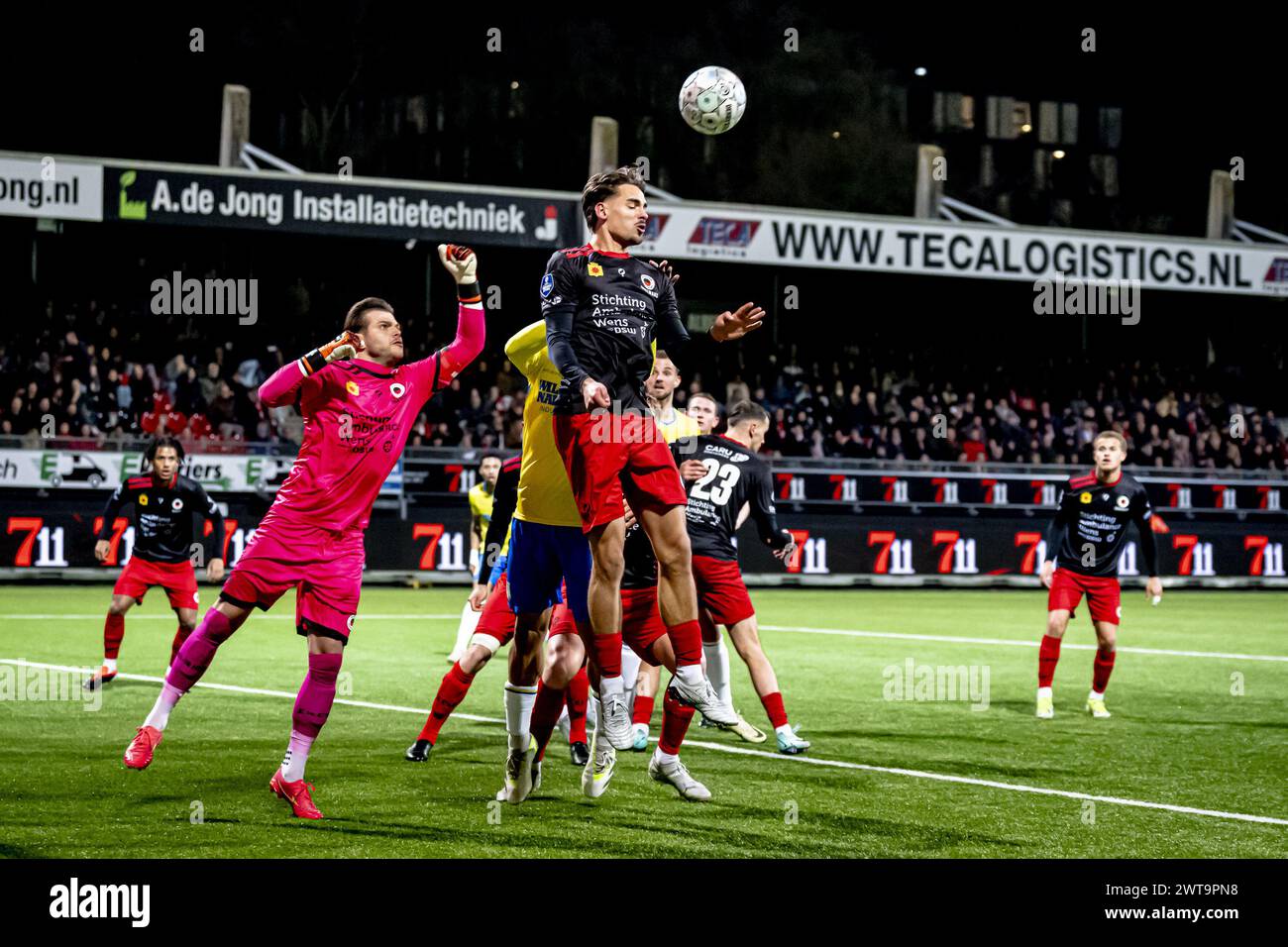 ROTTERDAM, Netherlands. 16th Mar, 2024. SPO, Van Donge & De Roo Stadion ...