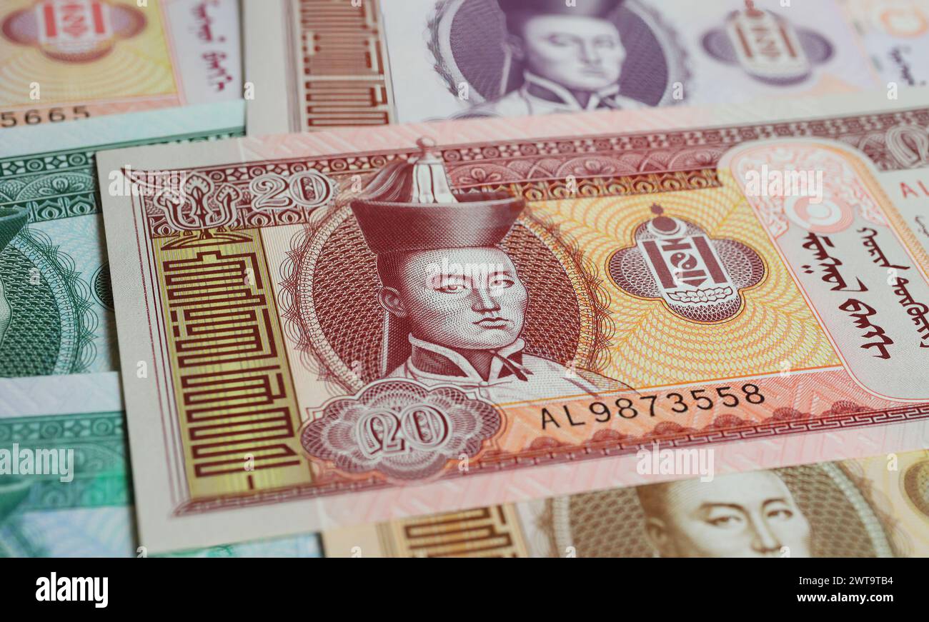 Mongolia currency hi-res stock photography and images - Alamy