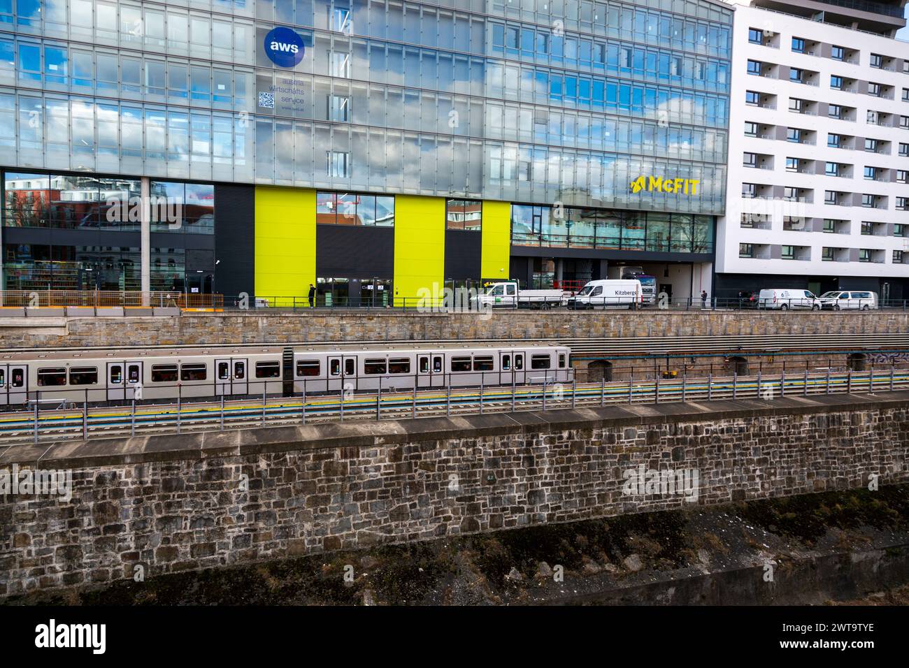 Vienna, Austria - June 20, 2023: Vienna Metro train carriages on the ...