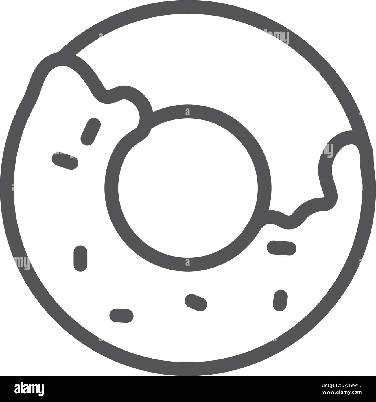 Sweet donut bakery Black and White Stock Photos & Images - Alamy