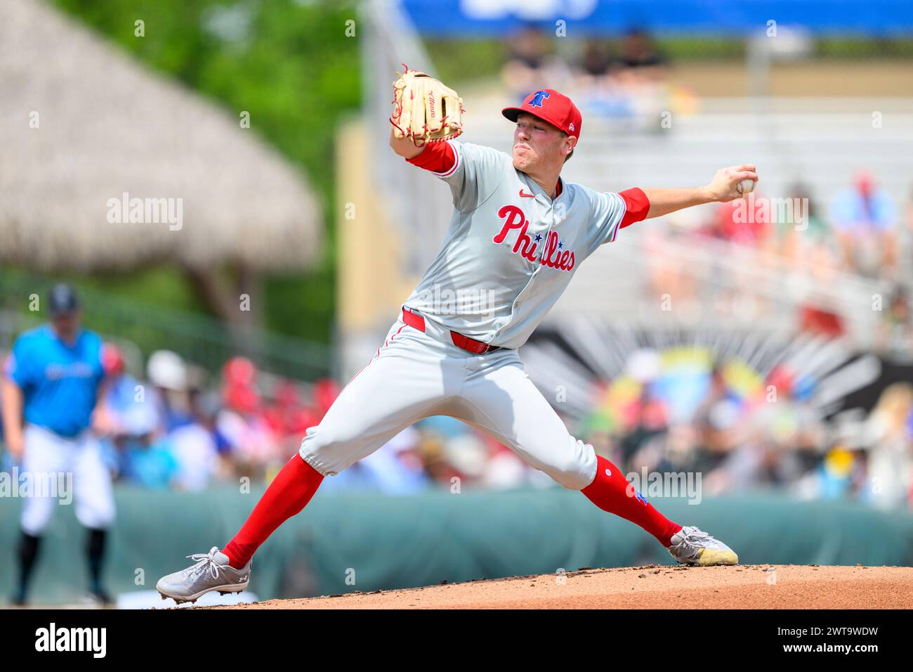 JUPITER, FL - MARCH 16: Philadelphia Phillies pitcher Kolby Allard (49 ...