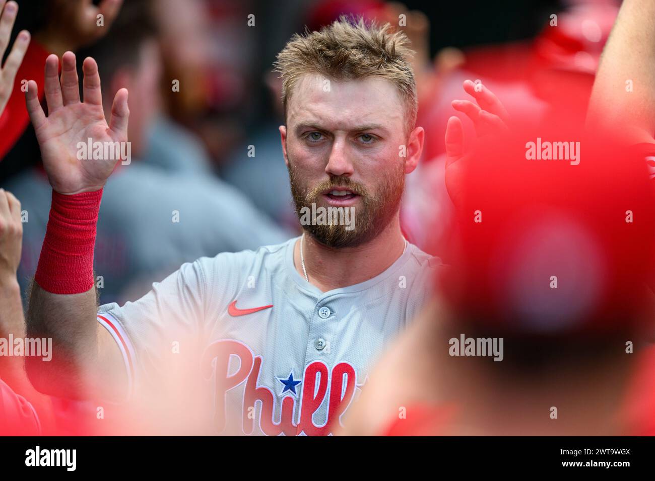 JUPITER, FL - MARCH 16: Philadelphia Phillies infielder Kody Clemens (2 ...