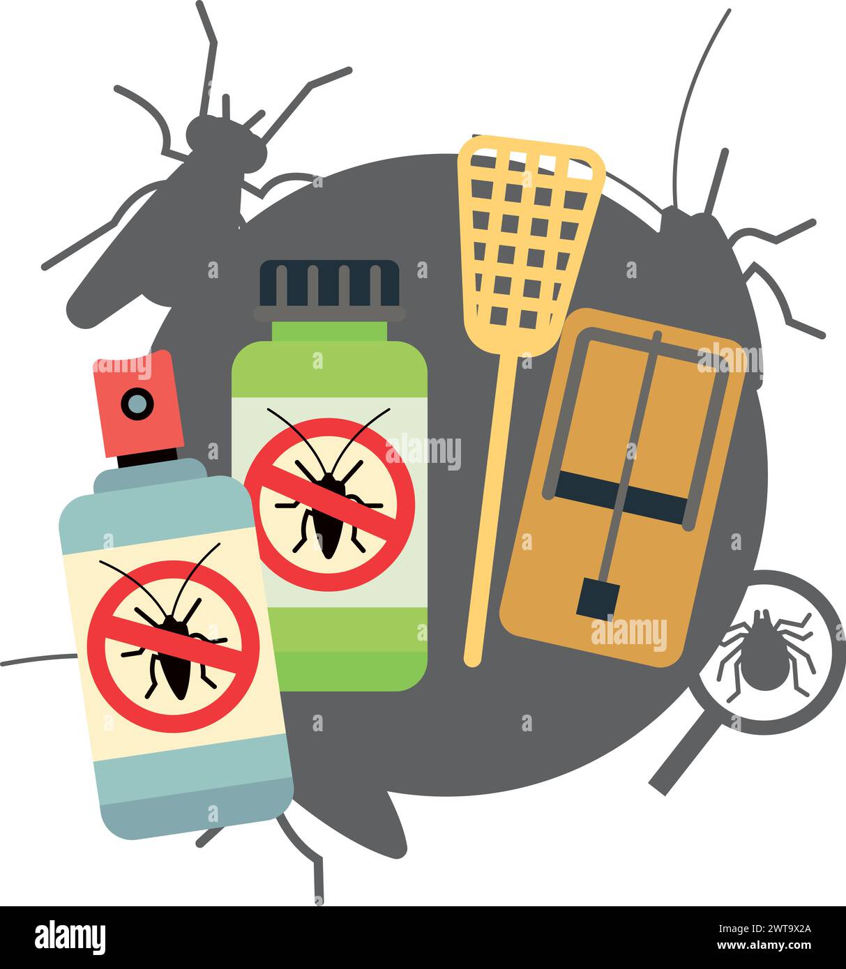 Insect removal Stock Vector Images - Alamy