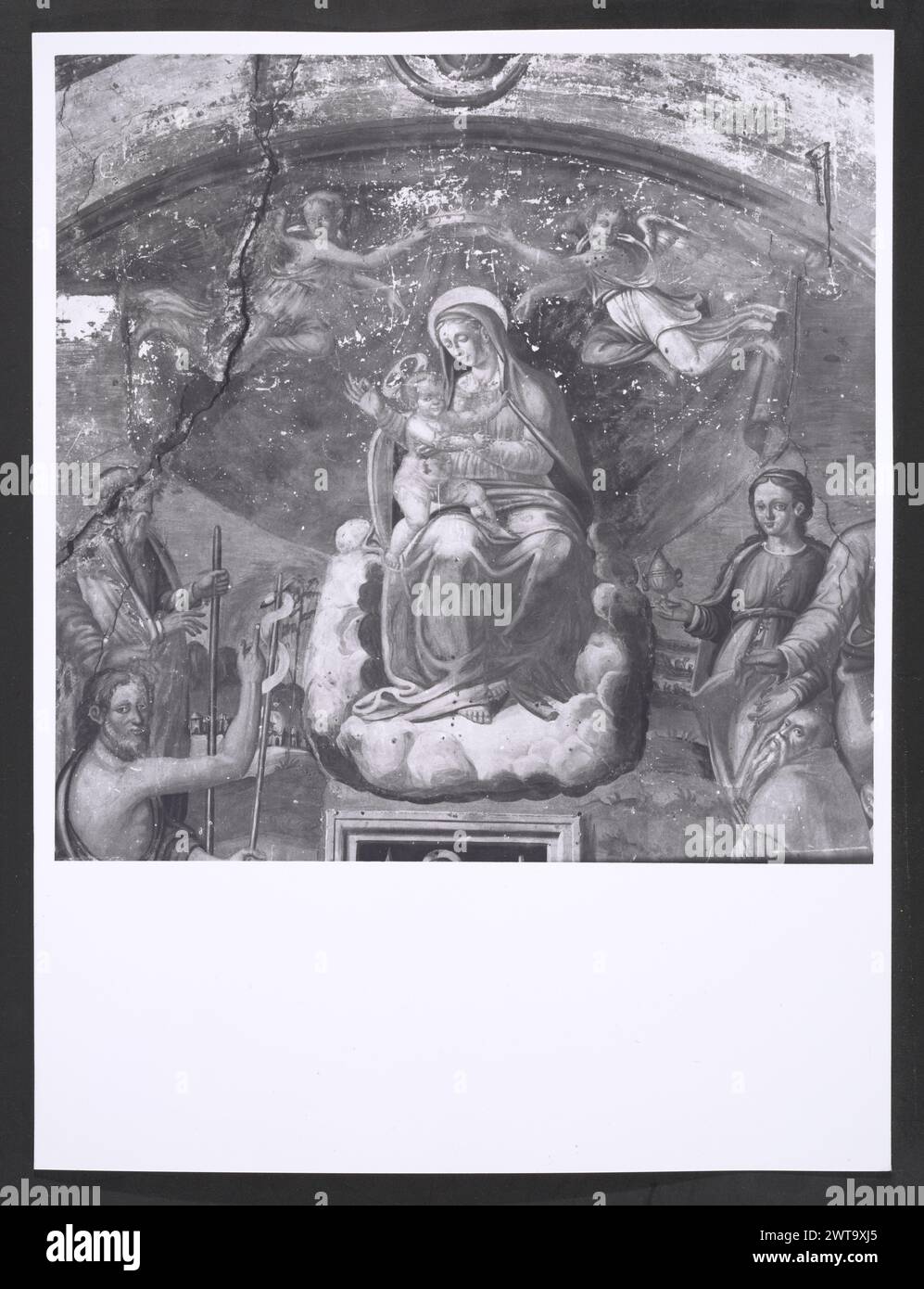Saint michael enthroned hi-res stock photography and images - Alamy