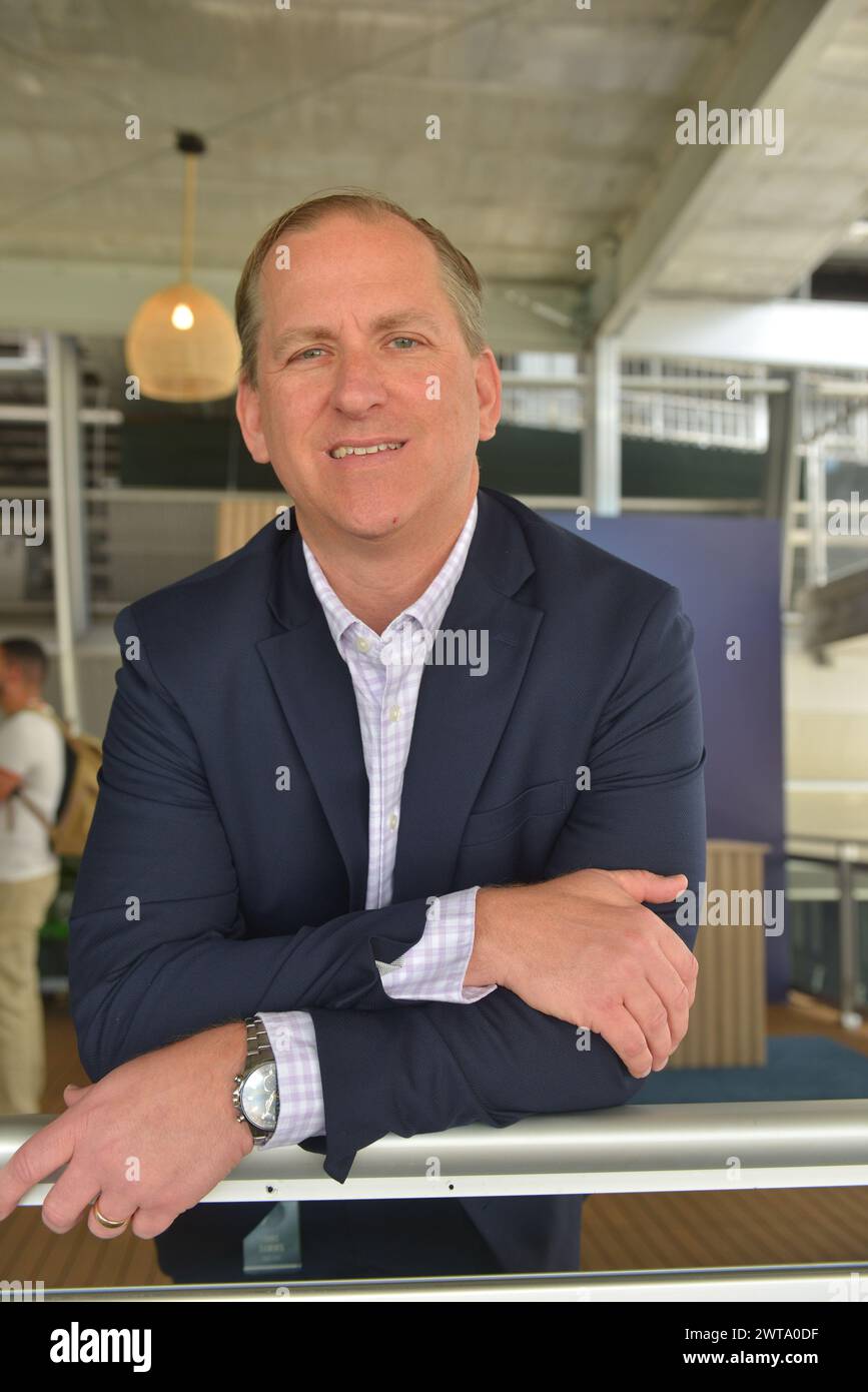 Miami Gardens, USA. 15th Mar, 2024. MIAMI GARDENS, FLORIDA - MARCH 15: Hard Rock Stadium CFO ...