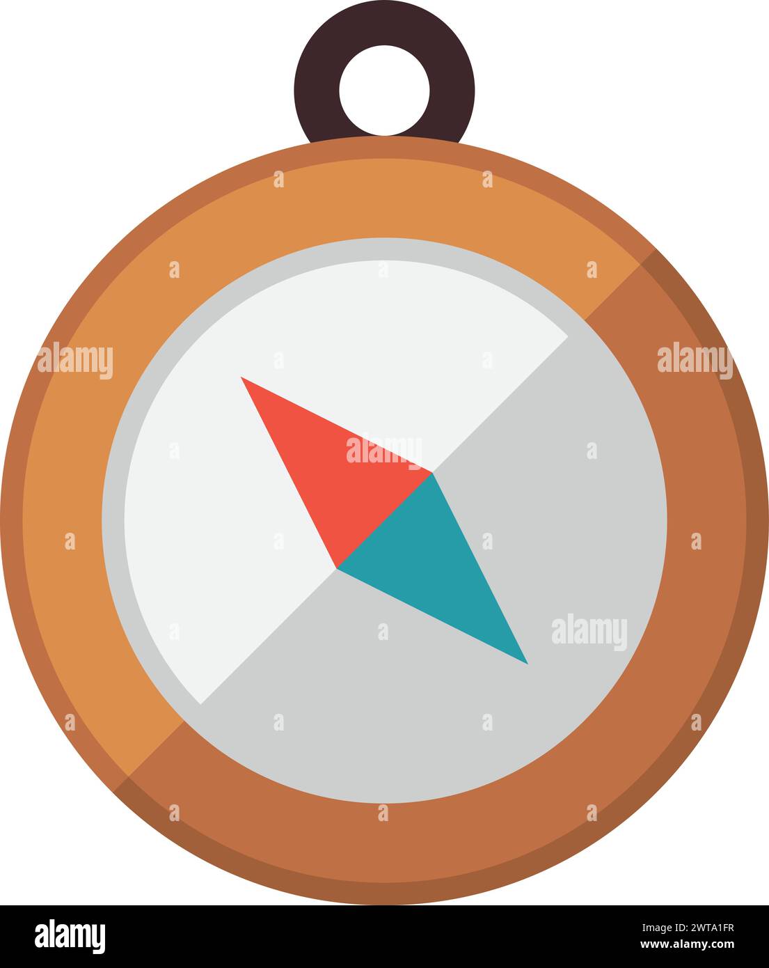 Compass color icon. Marine navigation tool symbol Stock Vector Image ...