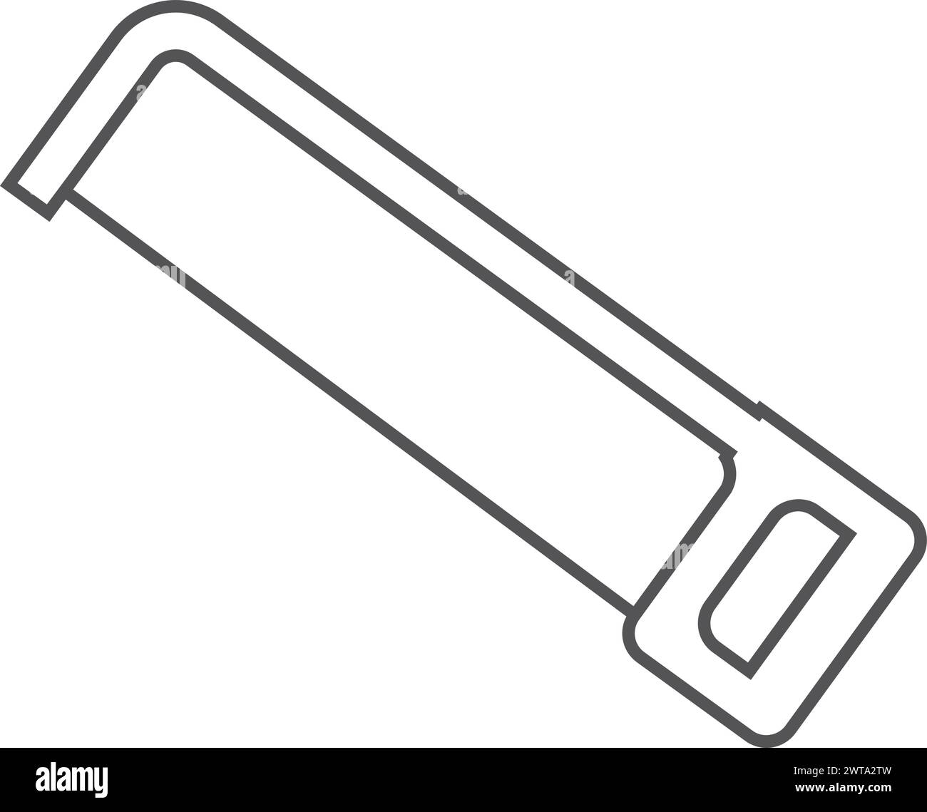 Handsaw icon. Lumberjack tool. Wood cutting symbol Stock Vector Image ...