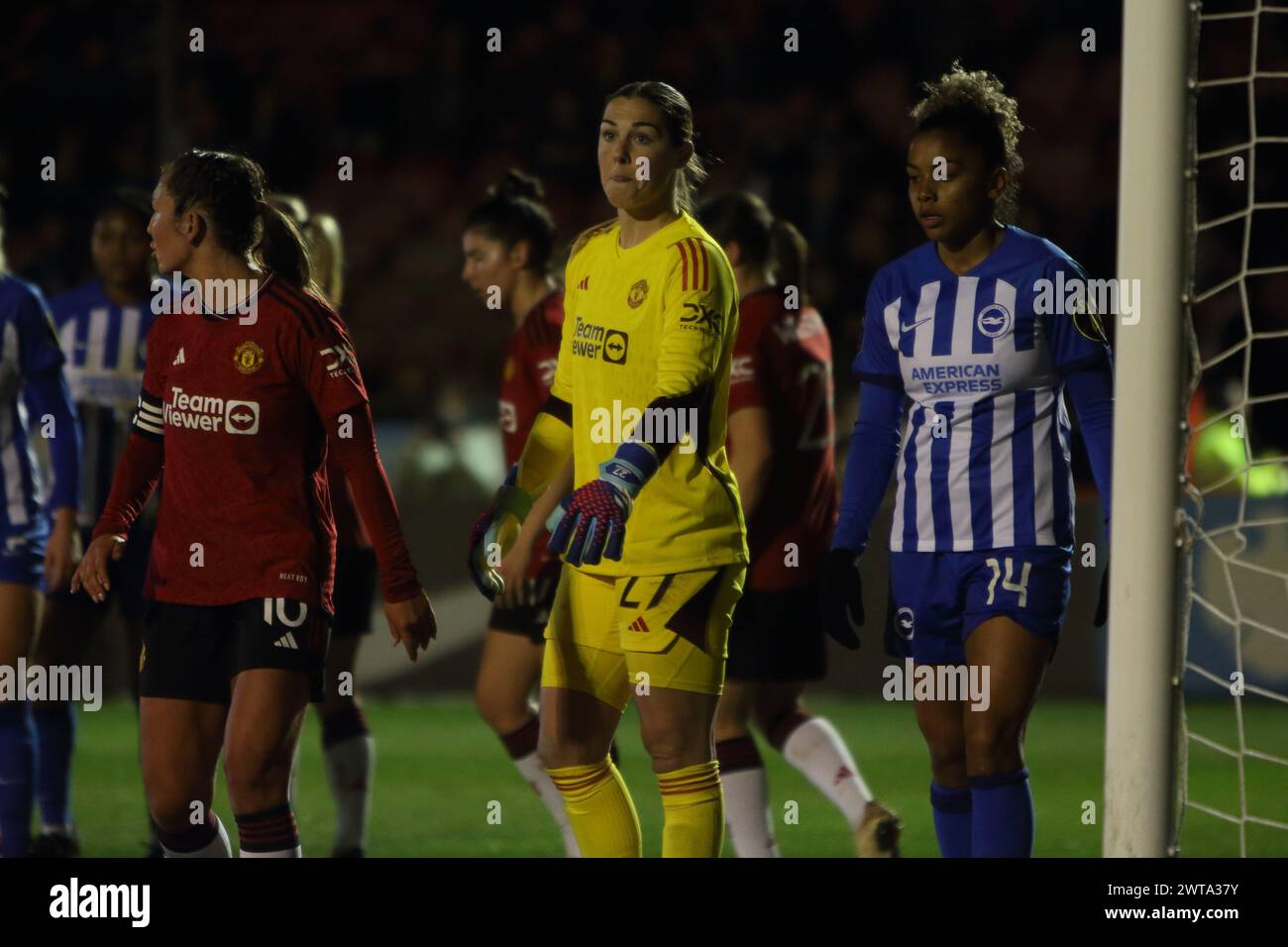 Mary Earps Brighton & Hove Albion Women v Manchester United Women Adobe ...