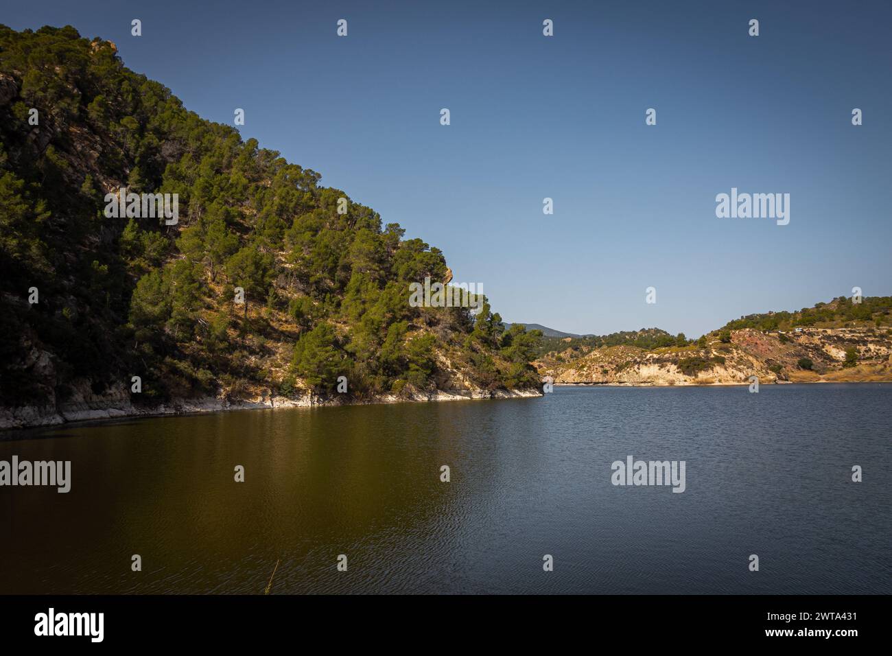 Route to the Tibi Reservoir in Alicante. Spain Stock Photo - Alamy
