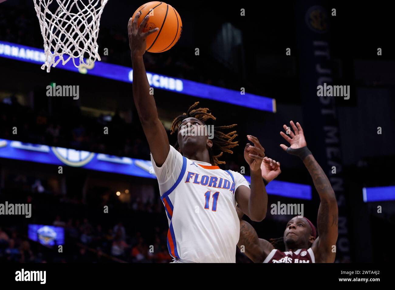 NASHVILLE, TN - MARCH 16: Florida Gators guard Denzel Aberdeen (11 ...